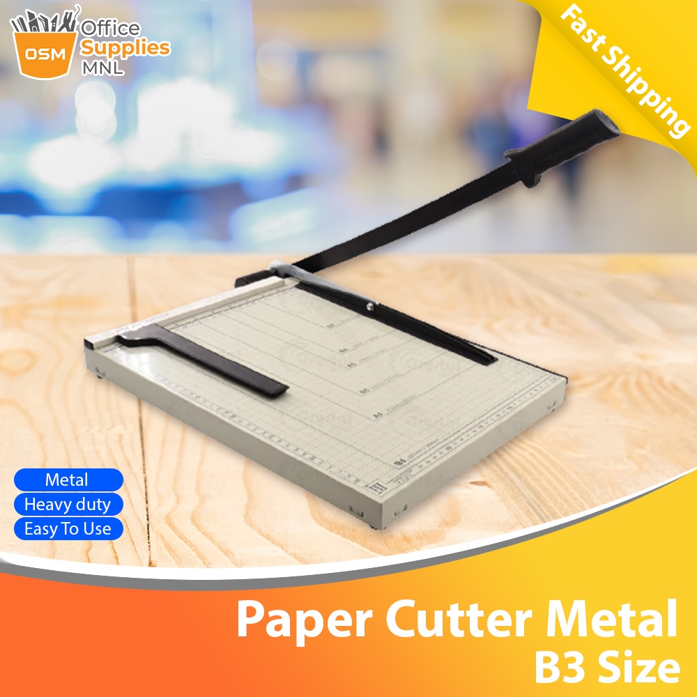 Officom Paper Cutter Metal B3 Size 35.3cm x 50cm High Quality Paper ...