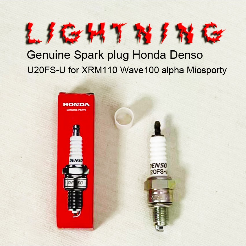 DENSO Spark plug Original 110 and 125 U20FS-U U27EPR-N9 | Shopee ...