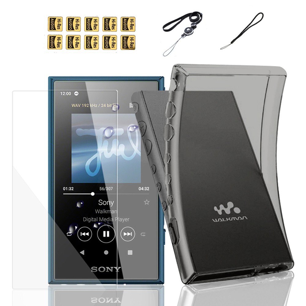 Soft Clear TPU Protective Skin Case Cover For Sony Walkman NW-A100 A105 ...