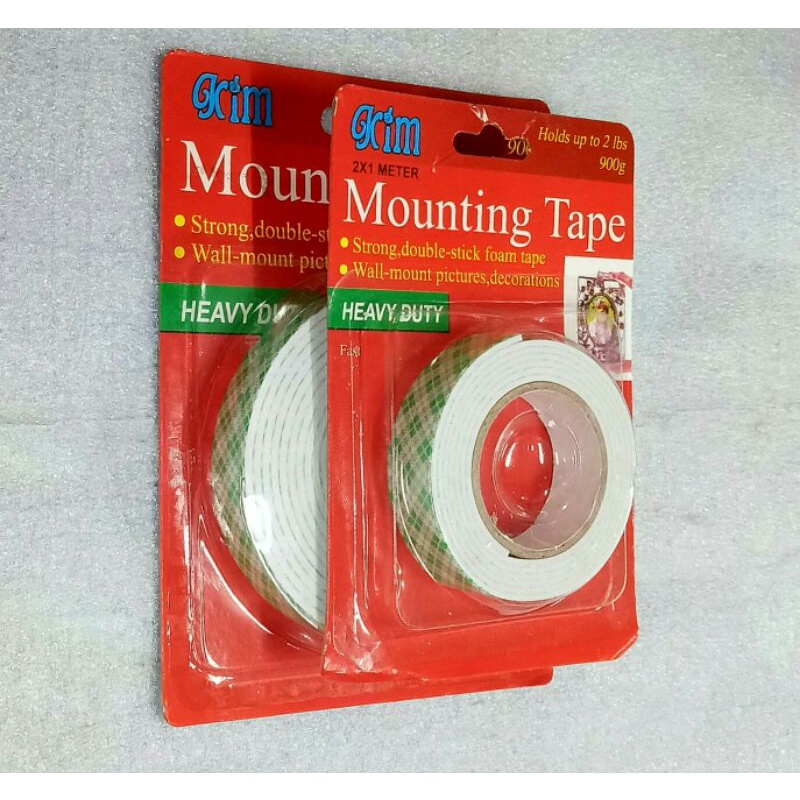 HEAVY DUTY MOUNTING TAPE DOUBLE STICK FOAM | Shopee Philippines