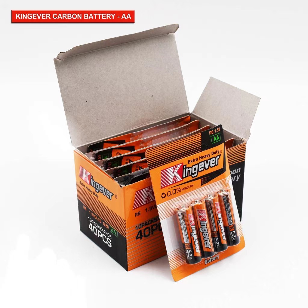 Double AA And Tripple AAA Kingever Extra Heavy Duty Battery | Shopee ...
