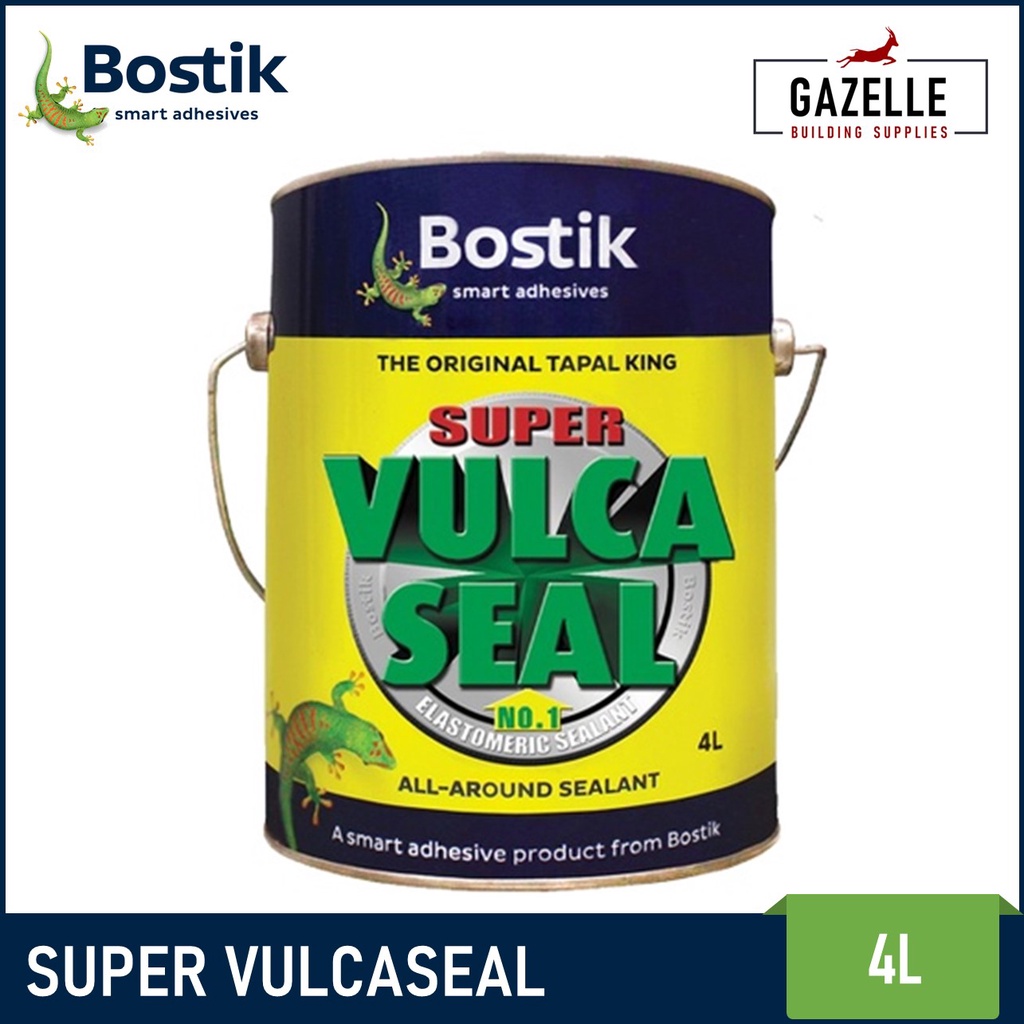 Bostik Super Vulcaseal Tapal King All Around Sealant - 4L | Shopee ...