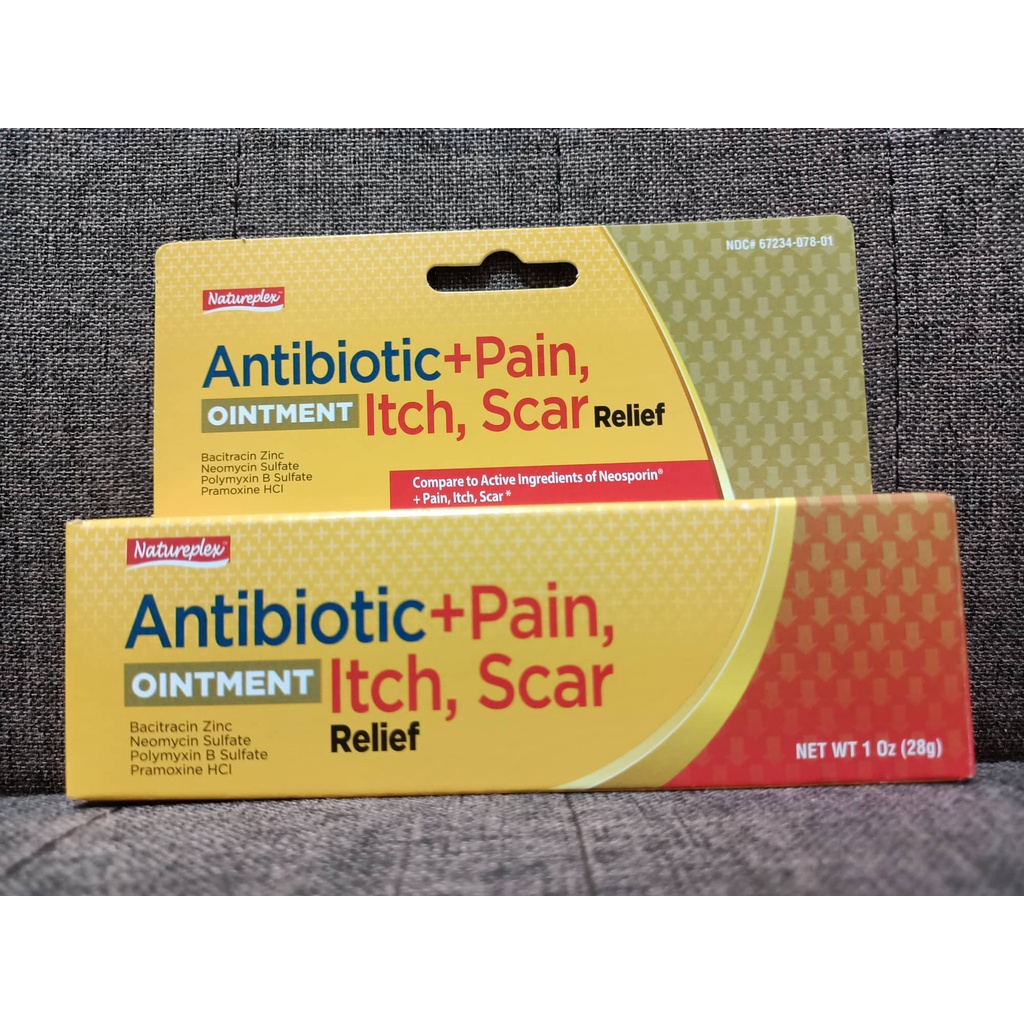 Natureplex Antibiotic+Pain, Itch, Scar Relief Ointment (28g) | Shopee ...