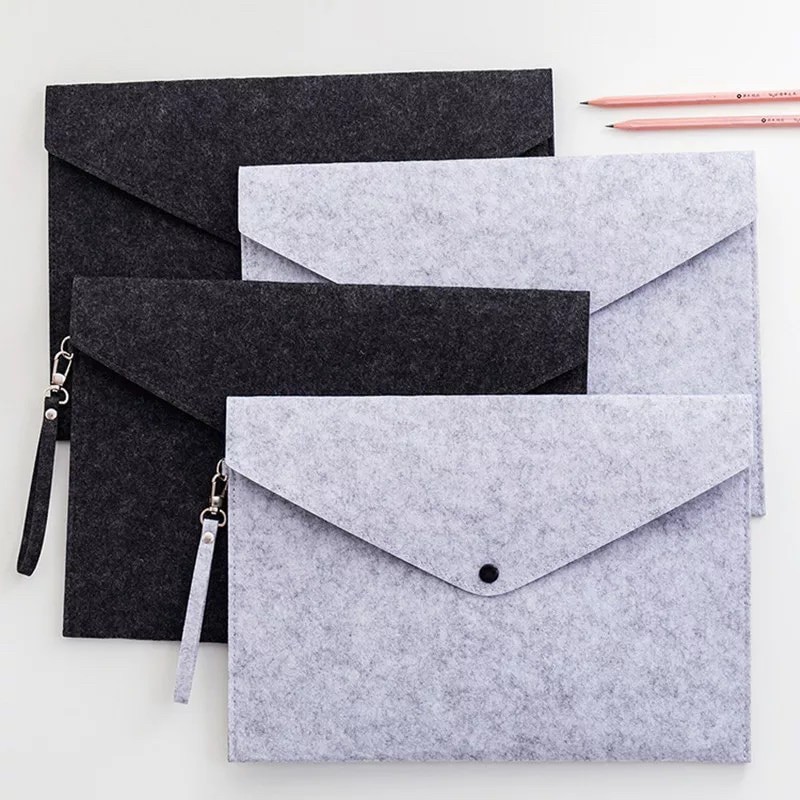 A4 size Minimalist Felt Filing Envelope | Shopee Philippines
