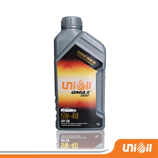 Unioil Gmax 1000 SN 5W-40 Fully Synthetic Gasoline Engine Oil (1L ...