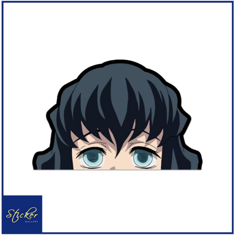 MUICHIRO PEEKER DEMON SLAYER Waterproof Vinyl Sticker | Shopee Philippines