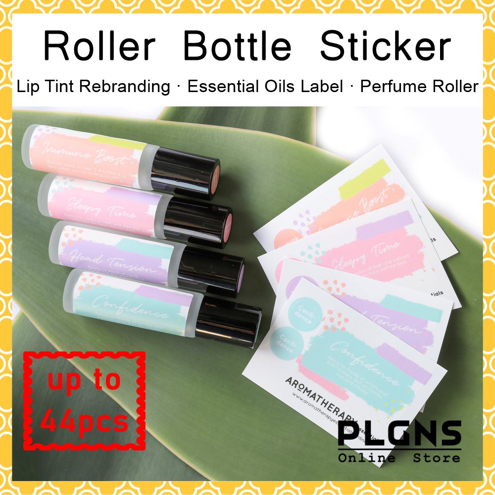 Roller Bottle Stickers | Personalized Product Labels | Lip Tint ...