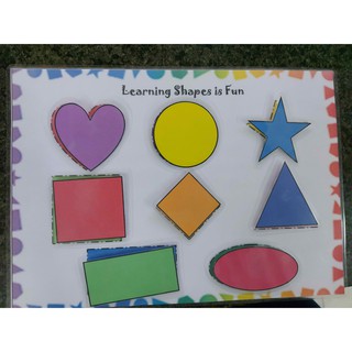 Laminated Shapes Velcro Matching Sorting Activity (back to back) 250 ...