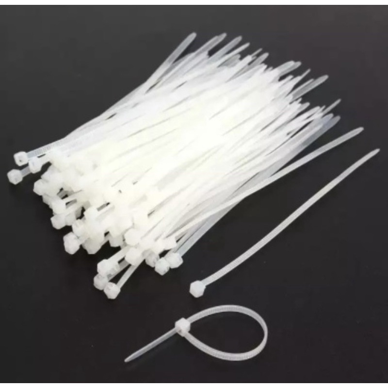100pcs Nylon Cable Tie Self-locking Plastic Wire Zip Tie Plastic Cable ...