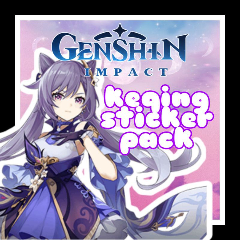 GENSHIN IMPACT KEQING STICKER PACK | Shopee Philippines