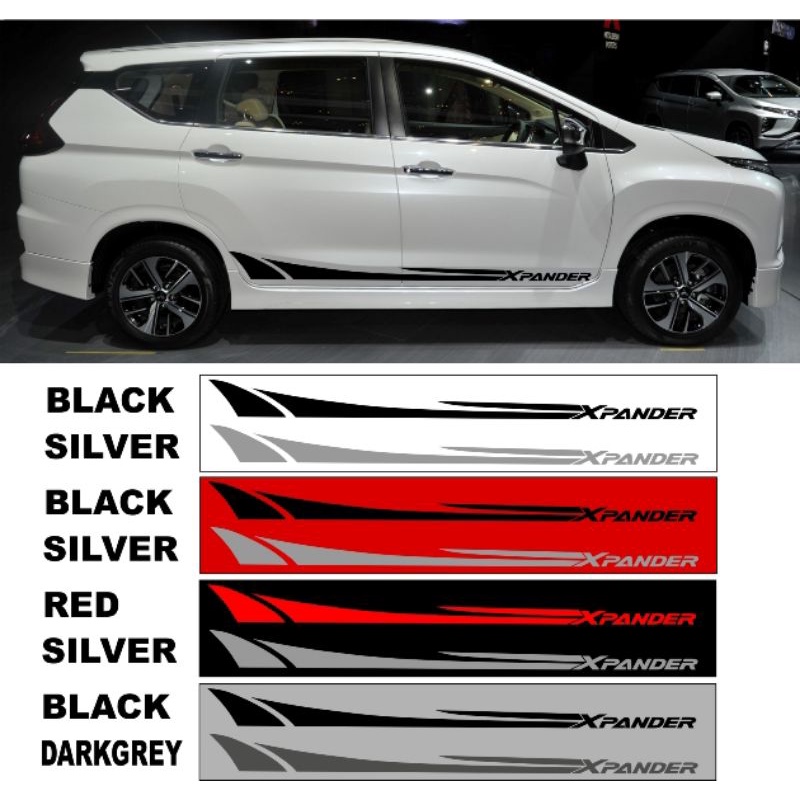Mitsubishi Xpander Body Car Sticker Design set 2pcs | Shopee Philippines