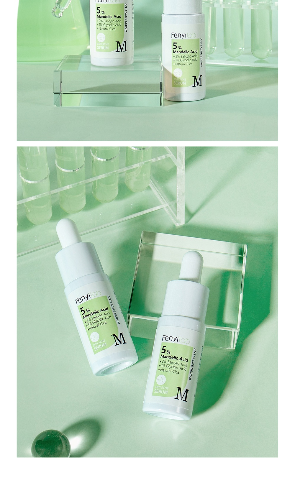 FENYI Lab 2% Salicylic Acid Anti Acne Peeling Serum Natural Cica ...