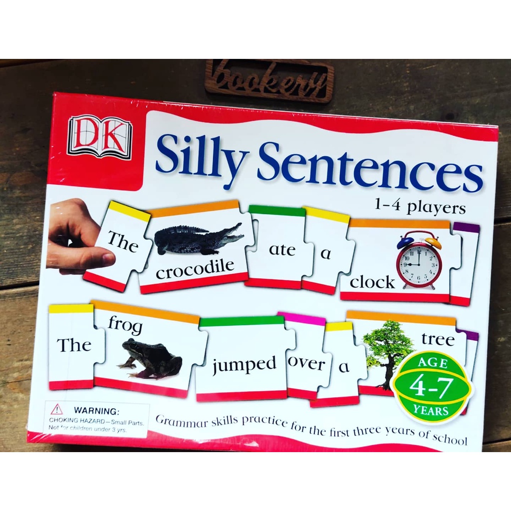 Silly Sentences DK (perfect game to practice grammar skills) | Shopee ...