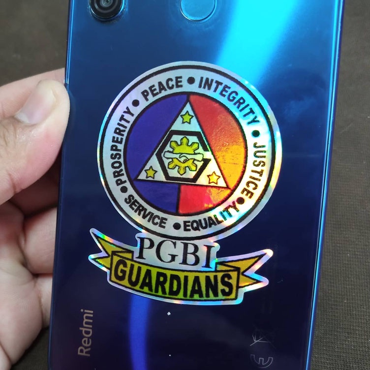 PGBI Guardians Guardian Hologram Reflectorise Sticker Decals Decal CP ...