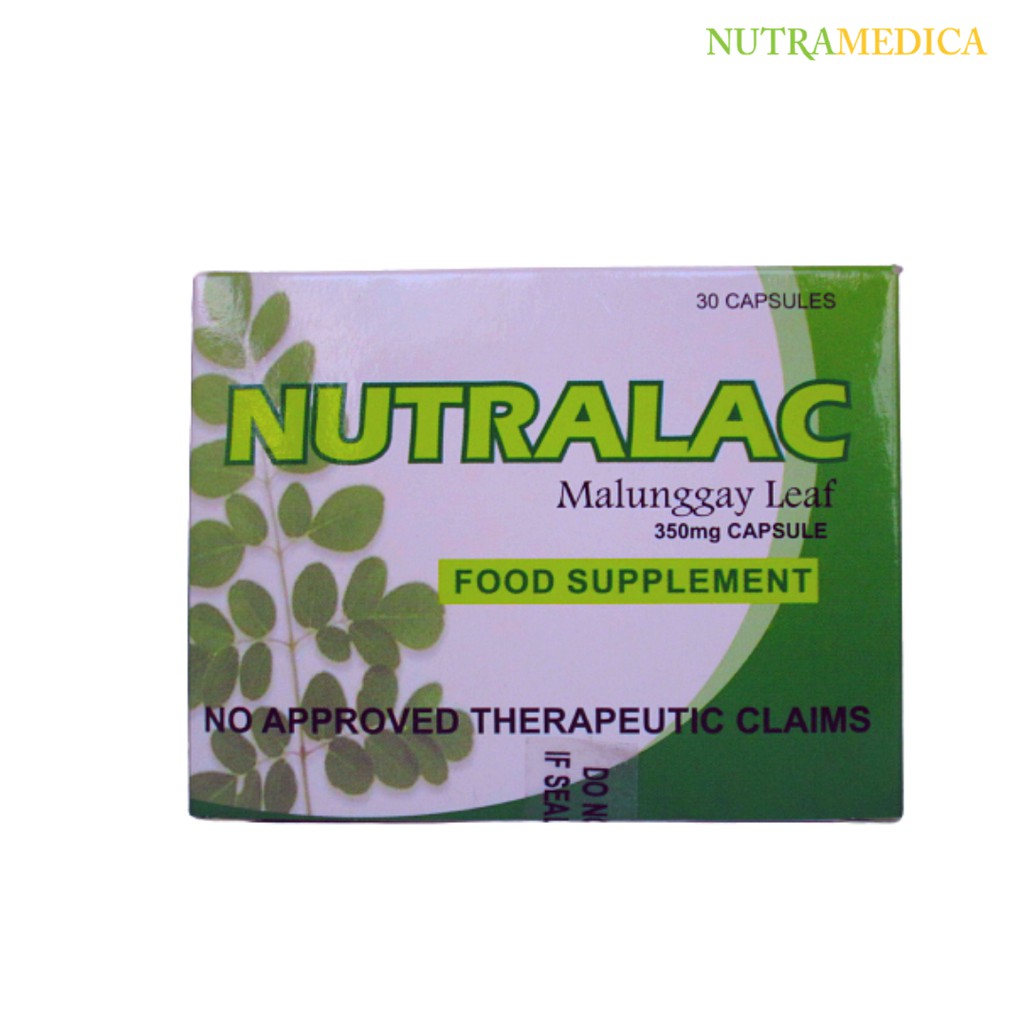 Nutralac I Malunggay Capsule I Moringa Capsule I Food Supplement I ...