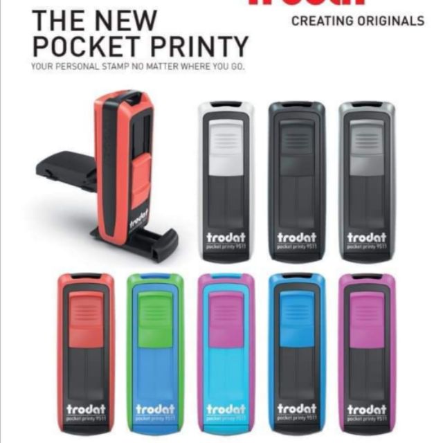 Trodat Pocket Printy 9511 | Shopee Philippines