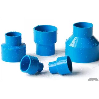 PVC Blue coupling reducer and Bushing reducer. 1/2,3/4,1,1,1-1/4,1-1/2 ...