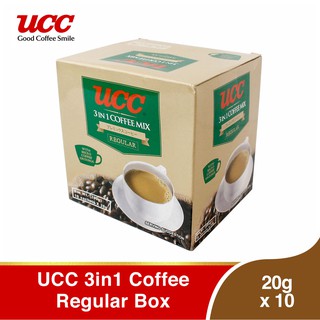 UCC 3-in-1 Coffee Regular Box (20g x 10) | Shopee Philippines