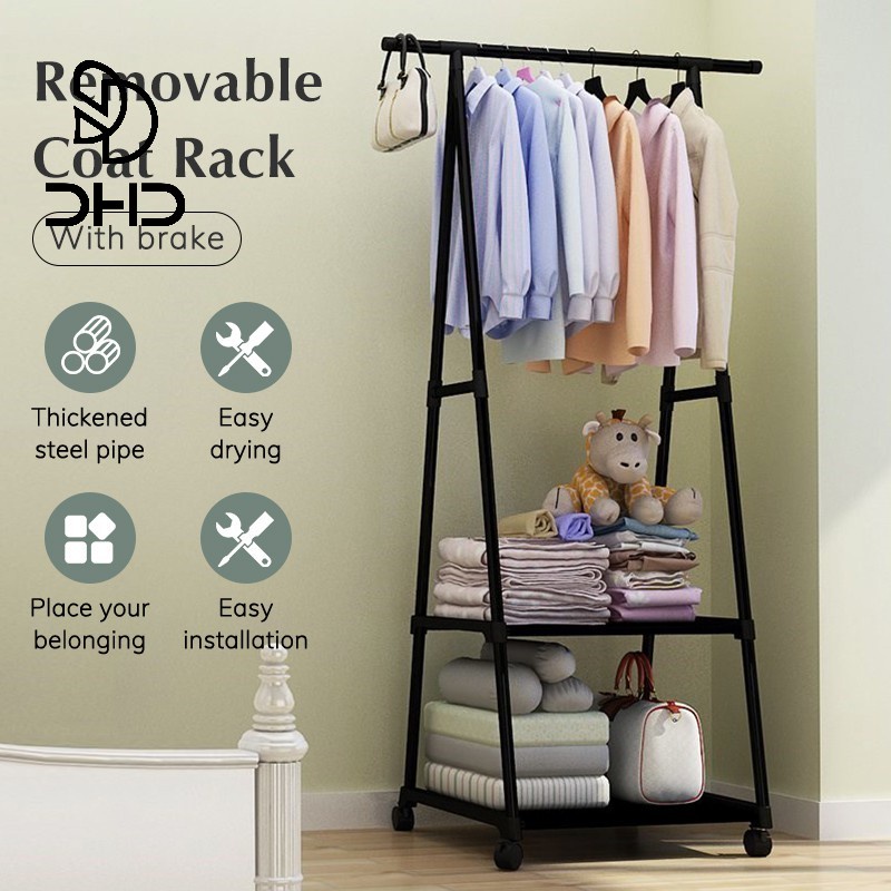 DHD SAMPA Triangle Coat Rack Bedroom Multi-function Clothes Hanger ...