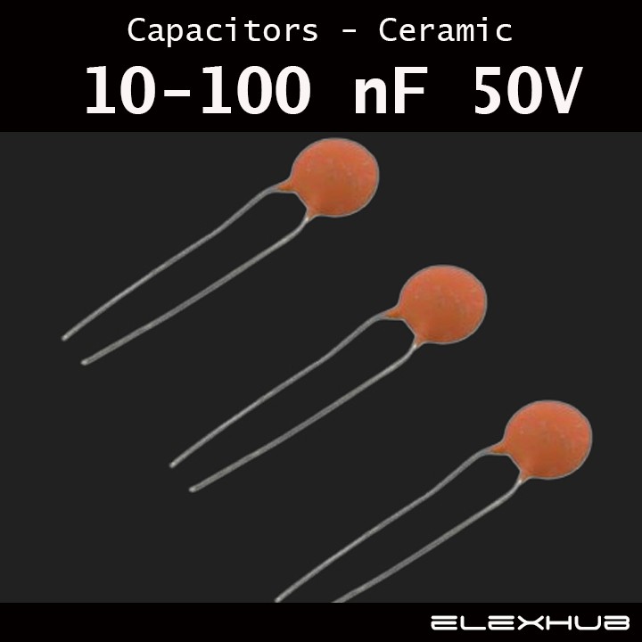 Ceramic Capacitor 10 - 100 nF 10 15 22 33 47 68 100 NF | Shopee Philippines