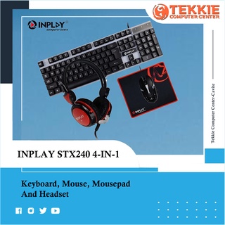 INPLAY STX240 COMBO 4-IN-1 (KEYBOARD, MOUSE, MOUSEPAD AND HEADSET ...