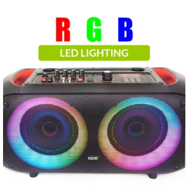 NDR-Q68 Professional Portable 6.5X2 Inches Bluetooth Speaker Battery ...