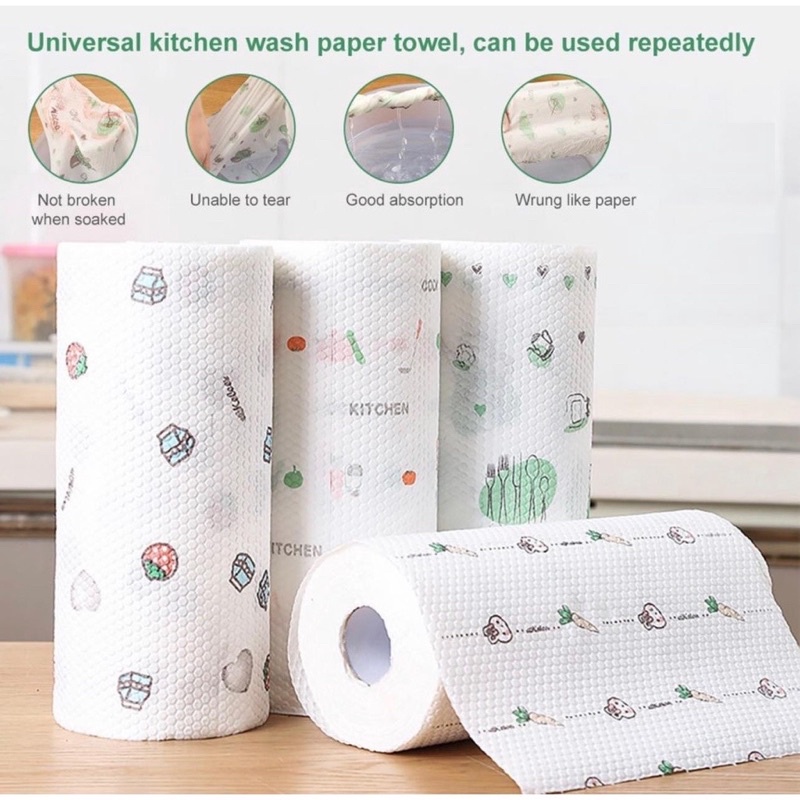 eco friendly oil absorbent absorbing rag kitchen towel washable dish ...