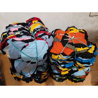 Round Rags Multi Purpose 100 PCS /BILOG NA BASAHAN(COLORED AND WHITE ...