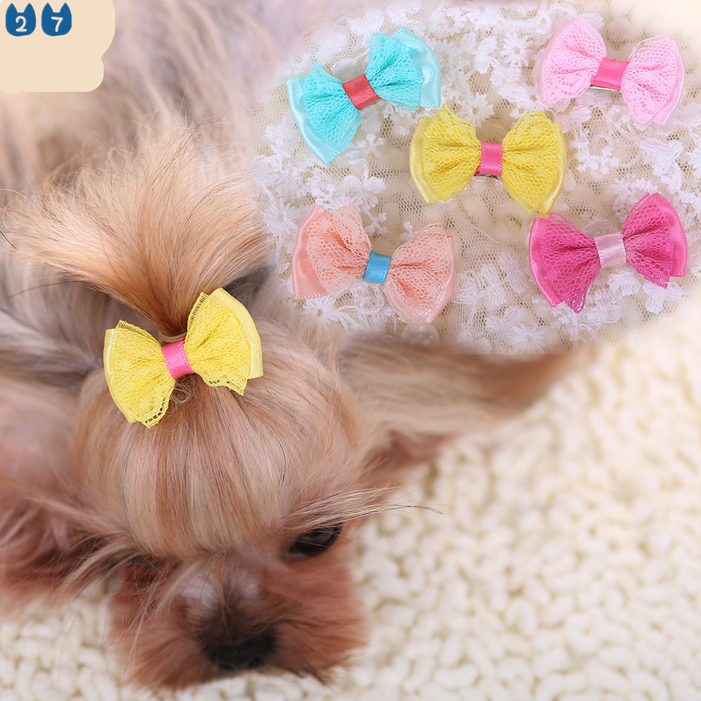 『27Pets』5Pcs Dog Cat Cute Hairpin Pet Dog Accessories Supplies Hairpin ...