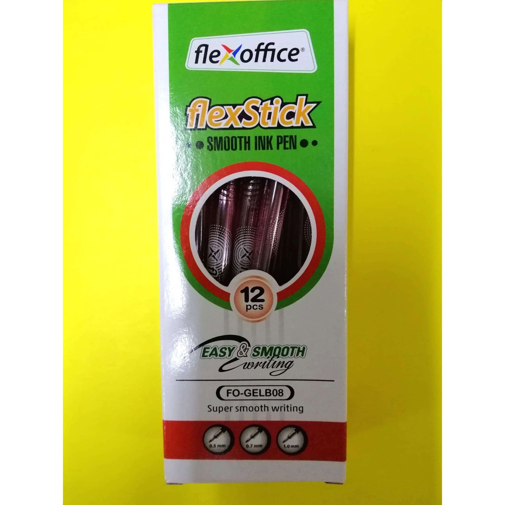 FlexStick 12pcs Smooth Ink Ballpen | Shopee Philippines