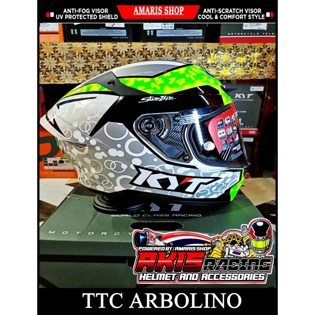 KYT TT-COURSE ARBOLINO Helmet | Shopee Philippines