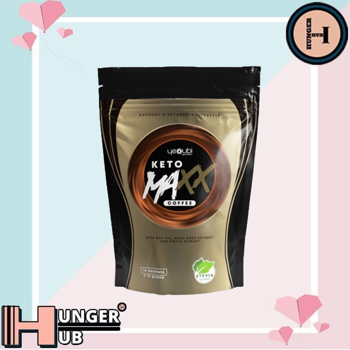 Safe & Effective Keto Maxx Coffee with MCT Oil, Maca Root Extract &Stevia Extract (15gX10 ...