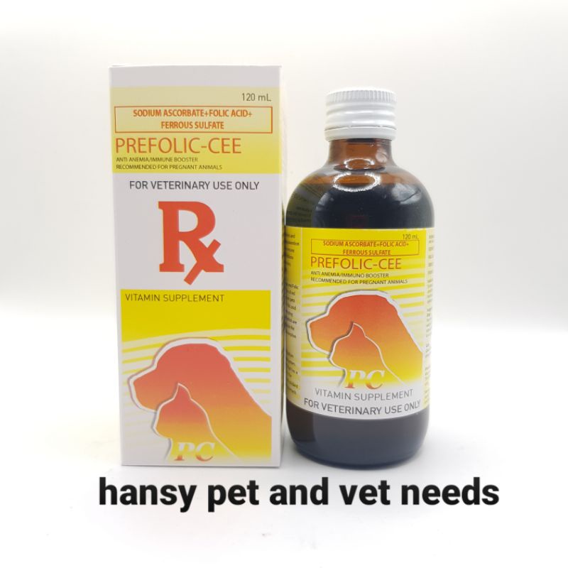Prefolic-Cee (Sodium Ascorbate + Folic Acid + Ferrous Sulfate) 120ml ...
