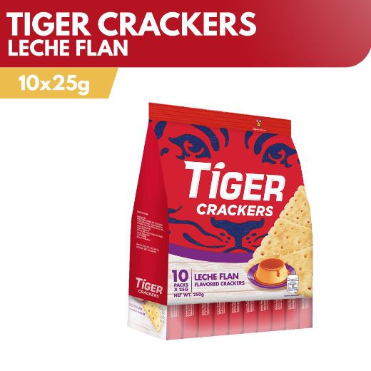 Tiger Crackers Leche Flan (10x25g) | Shopee Philippines