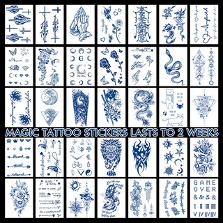 Tattoo lasts to 15 Days tattoo sticker waterproof long lasting Magic ...