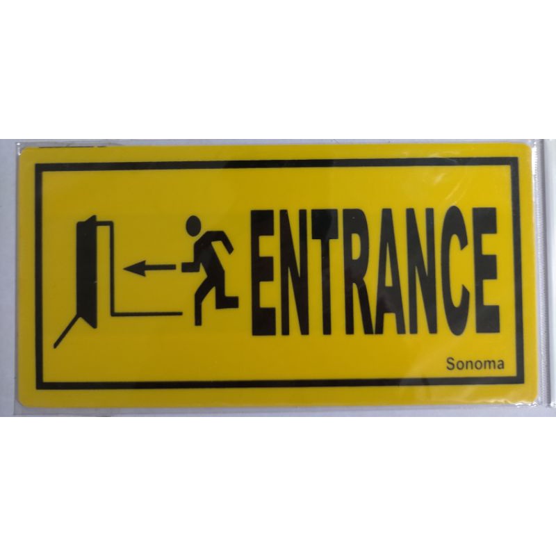 Entrance Signage Yellow | ubicaciondepersonas.cdmx.gob.mx