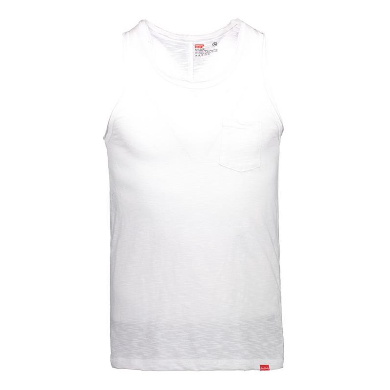 BENCH/ Tank Top with Chest Pocket - White | Shopee Philippines