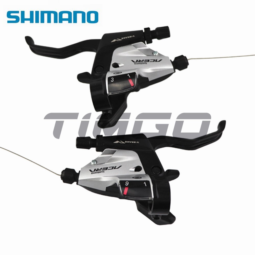 Shimano Acera ST-M390 Shifter V-Brake Combo Lever Set 3x9 27Speed w ...