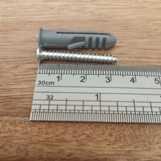 50pcs TOX with Screw (Expand Nails with Screw, Sunrise Brand) 6mm 8mm ...