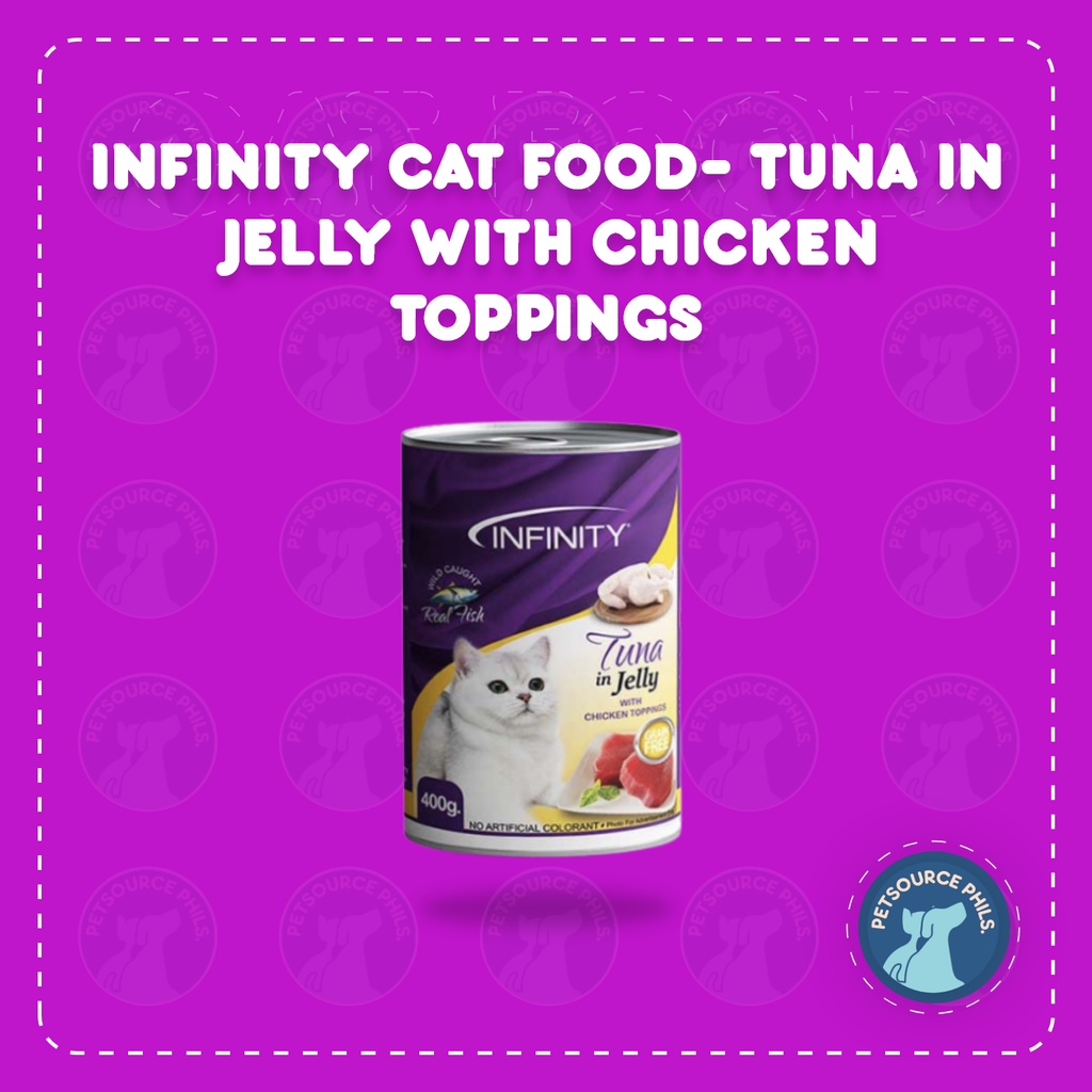 Petsource Infinity Cat Food- Tuna in Jelly with Chicken Toppings 400g ...