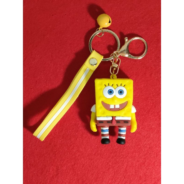 Spange Bob Keychain Spongebob Bag charm Cute cartoon keychain spong bob ...