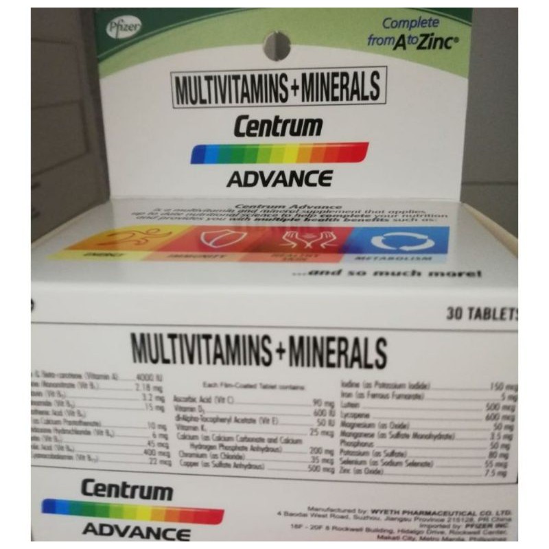 Centrum Advance tablet 30's | Shopee Philippines