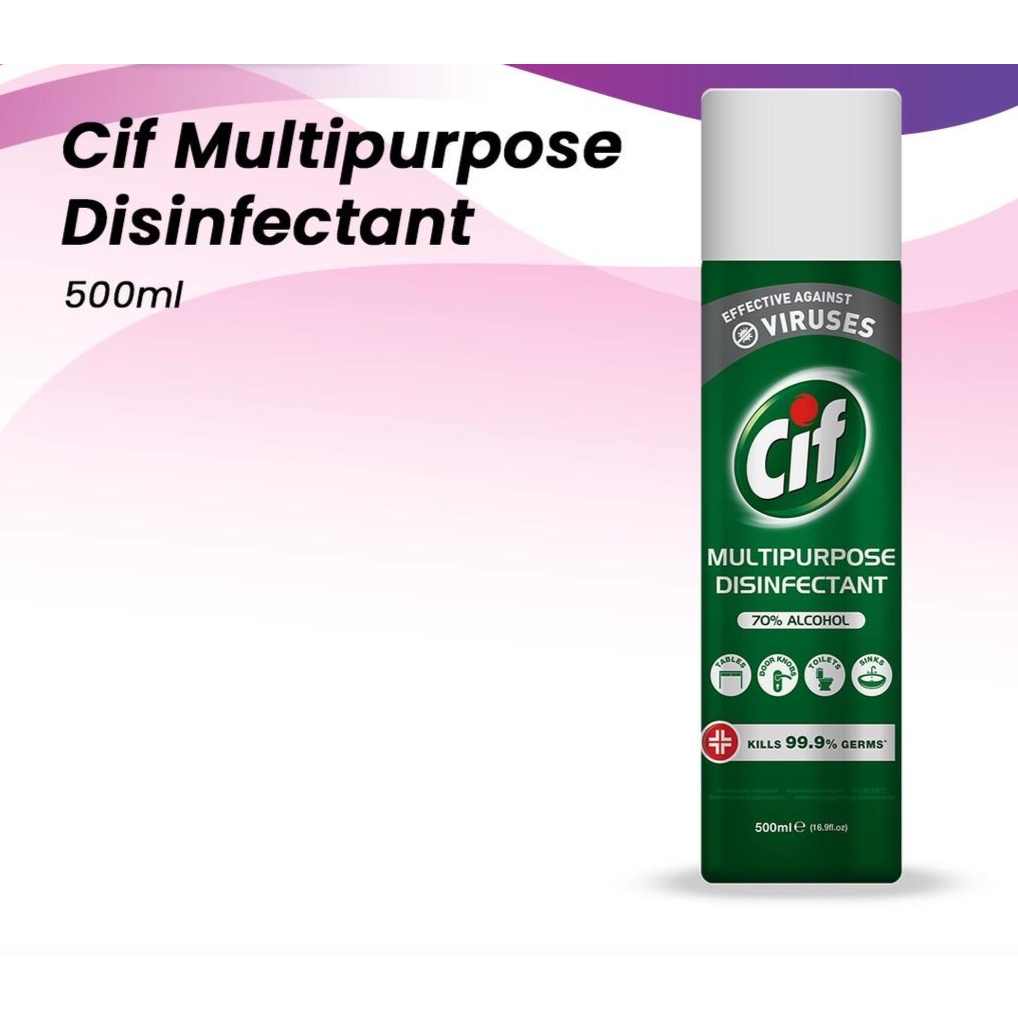 Unilever Cif Multi-Purpose Disinfectant Spray 500ml | Shopee Philippines
