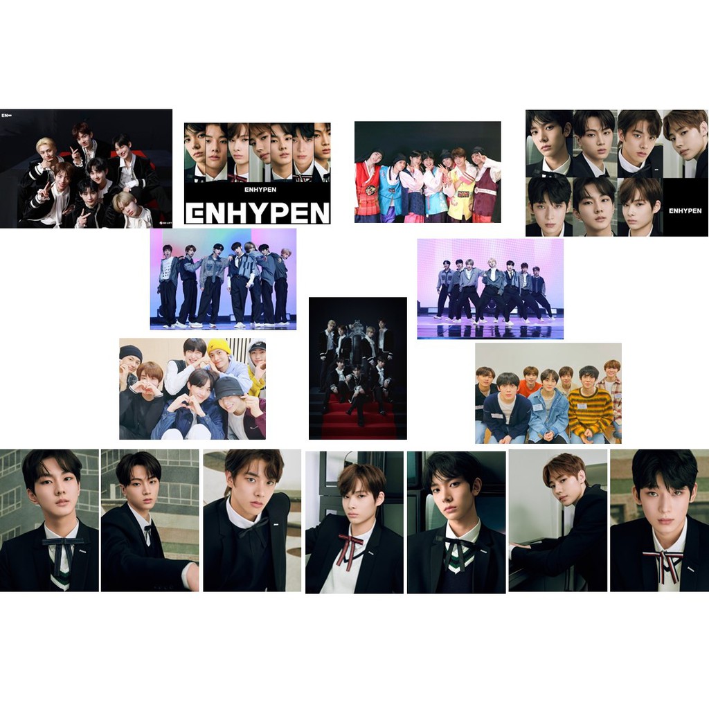 Enhypen Poster / Enhypen Posters / Group and Solo Posters with FREE ...