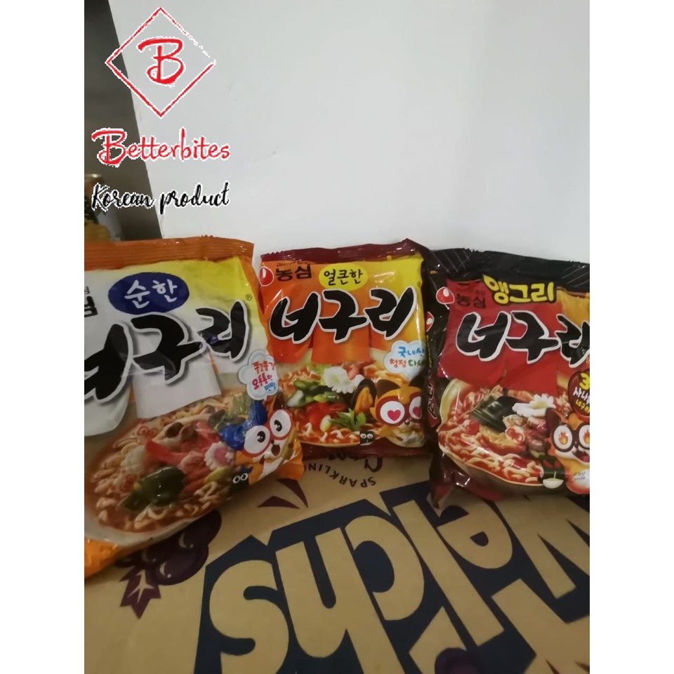 Nongshim Neoguri Ramen 120g ( Mild,Spicy,Angry) | Shopee Philippines