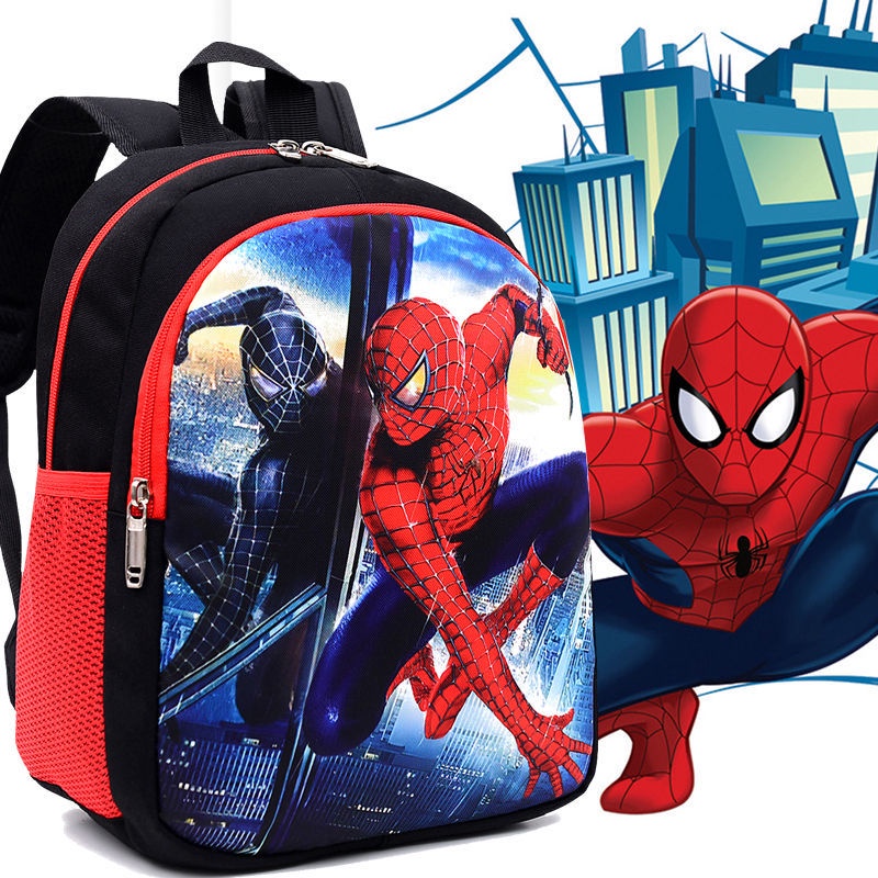 Spiderman backpack for kids cute School bag for boys Korean style ...