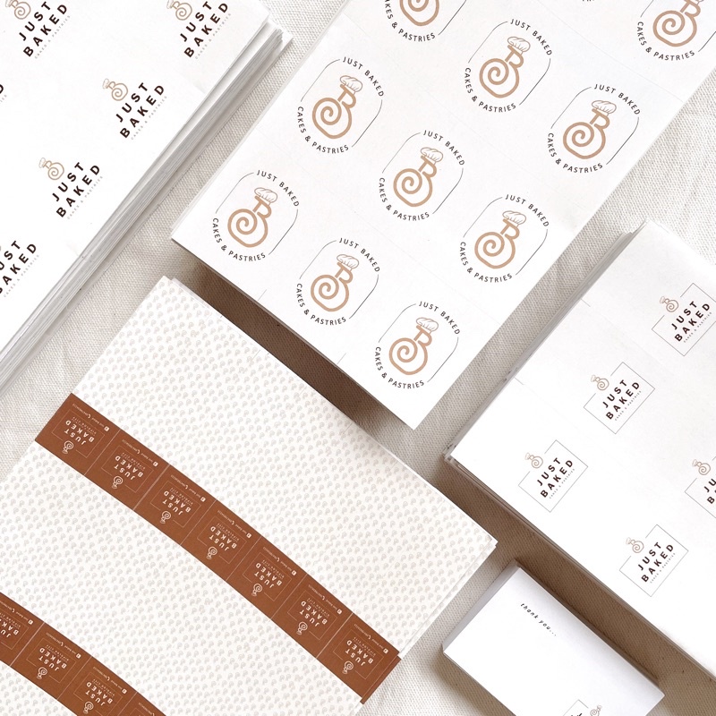 Custom Sticker Labels 20-140pcs (Laser print, Smudge-proof) | Shopee ...