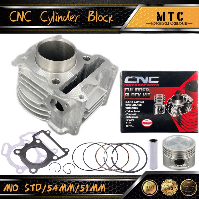 CNC Cylinder Block Set MIO STD/MIO 54MM/MIO 59MM Made in Thailand ...