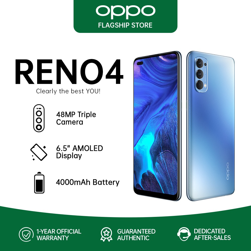 OPPO Reno4 Qualcomm Snapdragon 720G 8GB 128GB Cellphone 30W VOOC4.0 ...