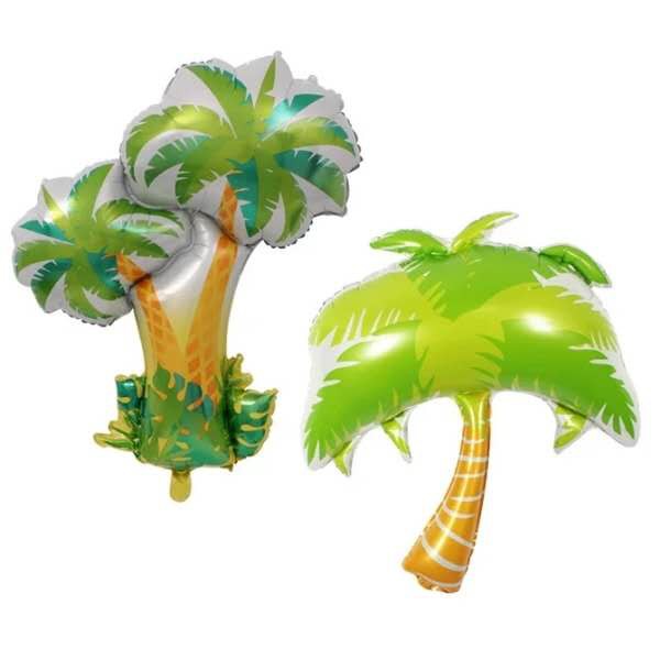14 inches Hawaiian tropical Coconut tree and Palm tree design aluminum ...